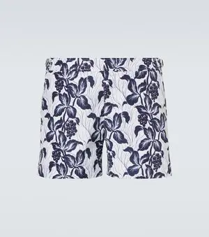 Orlebar Brown Bulldog Floral Swim Trunks - White