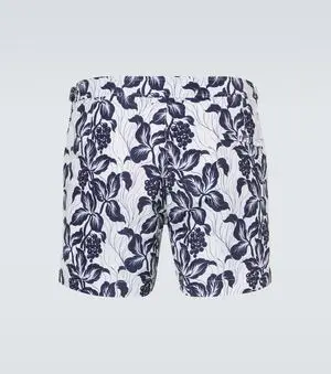 Orlebar Brown Bulldog Floral Swim Trunks - White