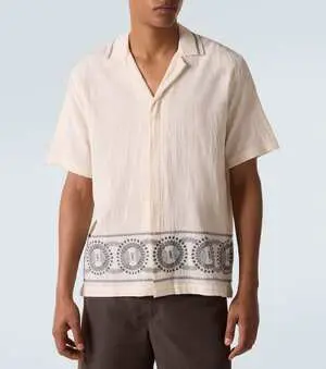 Orlebar Brown Maitan Printed Cotton Bowling Shirt
