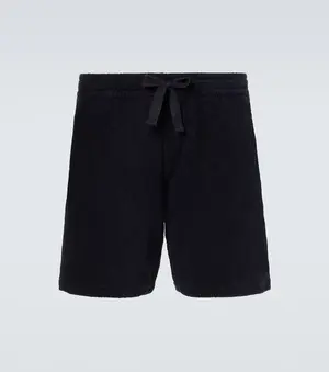 Orlebar Brown Trevone Cotton Terry Shorts - Blue