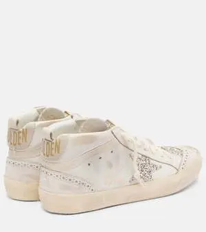 GOLDEN GOOSE Mid Star Embellished High-top Sneakers