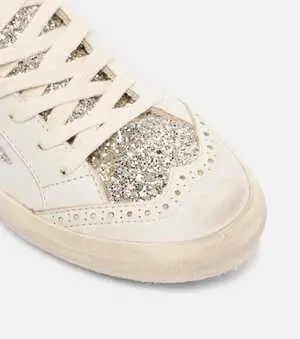 GOLDEN GOOSE Mid Star Embellished High-top Sneakers