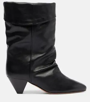 Isabel Marant Étoile Dalby Leather Ankle Boots