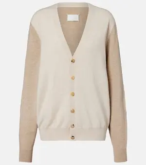 MAISON MARGIELA Wool Cardigan - Beige
