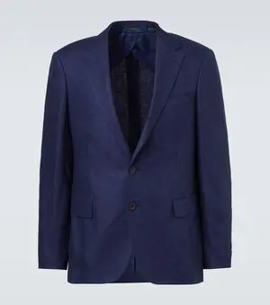 Men's Blue Linen Blazers