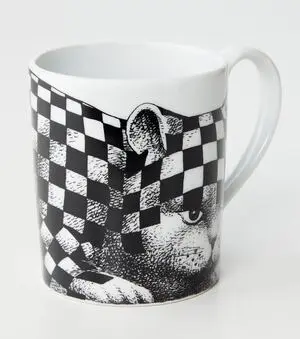 FORNASETTI High Fidelity Porcelain Mug
