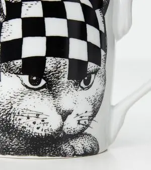 FORNASETTI High Fidelity Porcelain Mug