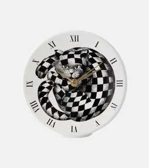 FORNASETTI High Fidelity Clock - Black