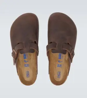 BIRKENSTOCK Boston Leather Clogs