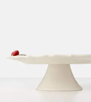 BORDALLO PINHEIRO Earthenware Cake Stand