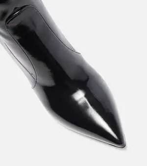 GIANVITO ROSSI Hansen Leather Knee-high Boots - Black