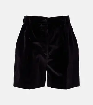 Dolce & Gabbana Cotton And Silk-blend Shorts