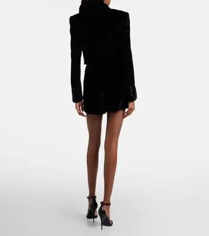 Dolce & Gabbana Cotton And Silk-blend Shorts
