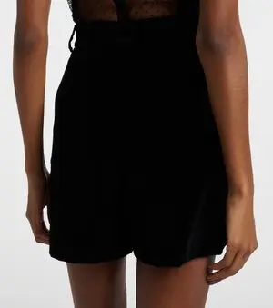 Dolce & Gabbana Cotton And Silk-blend Shorts