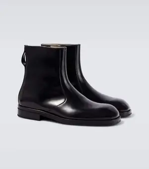 LEMAIRE Leather Ankle Boots