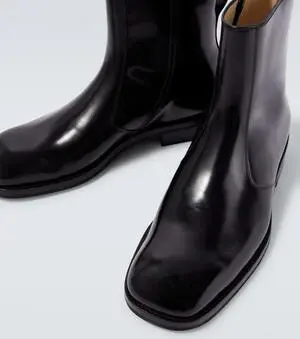 LEMAIRE Leather Ankle Boots