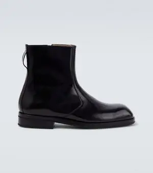 LEMAIRE Leather Ankle Boots