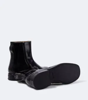 LEMAIRE Leather Ankle Boots