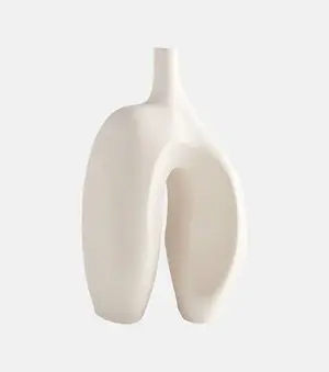 101 COPENHAGEN Ni Medium Ceramic Vase Kristian Sofus Hansen And Tommy Hyldahl - White