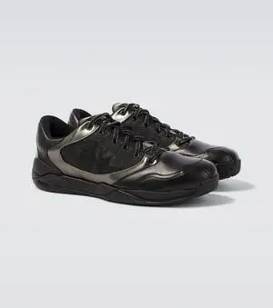 Our Legacy Wildheart Leather-trimmed Sneakers