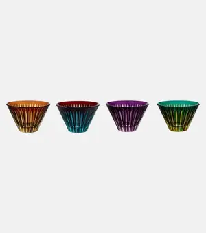 L'Objet Prism Set Of 4 Glass Bowls - Multicoloured