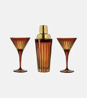 L'Objet Prism Glass Cocktail Set - Orange