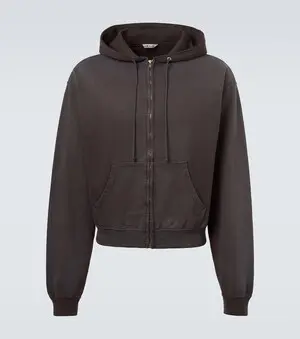 Auralee Cotton Jersey Hoodie
