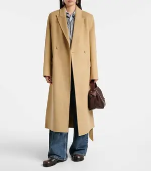 Acne Studios Wool And Cashmere Wrap Coat