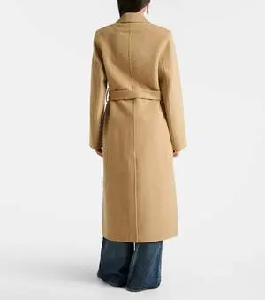 Acne Studios Wool And Cashmere Wrap Coat