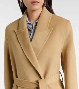 Acne Studios Wool And Cashmere Wrap Coat