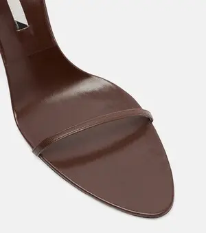 CHRISTEN Double Strap Leather Sandals