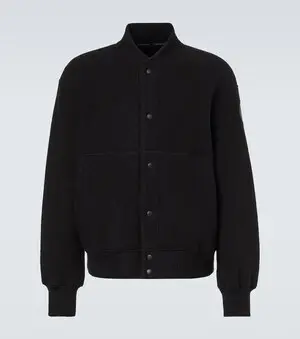 Canada Goose Hudson Wool-blend Bomber Jacket - Black