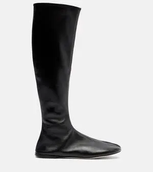CHRISTEN Tabi Leather Knee-high Boots