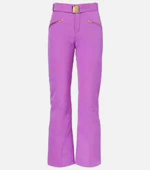 Bogner Franzi Belted Ski Pants Powder Blue - Purple