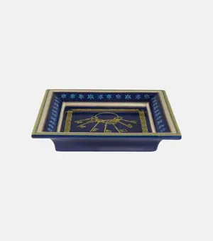 Etro Herald Ceramic Decorative Tray - Blue