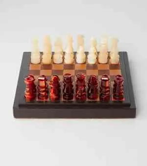 Etro Arnica Leather Chess Set