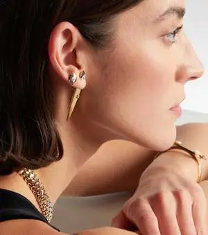 RAINBOW K 14kt Single Earring With Diamonds
