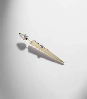 RAINBOW K 14kt Single Earring With Diamonds
