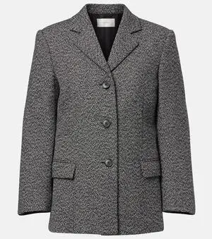 THE ROW Eudora Cashmere And Wool Blazer - Grey