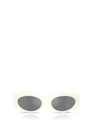 JIMMY CHOO Jimmy Choo Oval Sunglasses Opal Latte