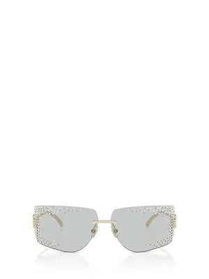 JIMMY CHOO Mascherina Sunglasses - Gold