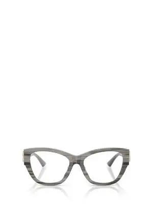 JIMMY CHOO Butterfly Eyeglasses - Striped Black