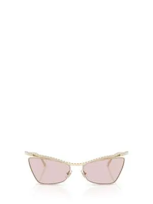 JIMMY CHOO Cat-eye Sunglasses - Gold