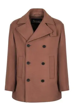Herno Pea Coat Coats For Men