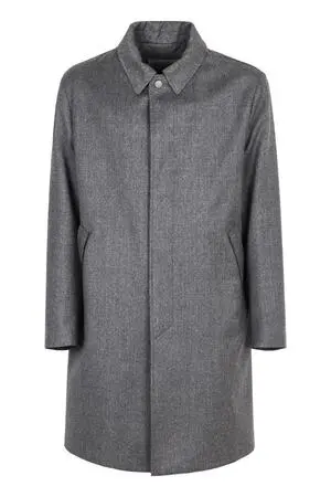 Canali Wool Coat - Grey