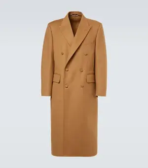 TOM FORD Double-breasted Wool-cashmere Coat