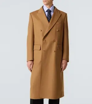 TOM FORD Double-breasted Wool-cashmere Coat