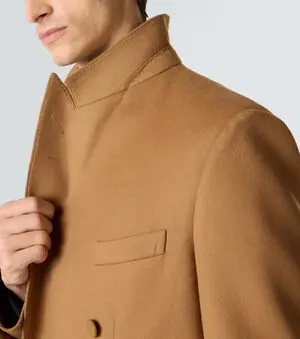 TOM FORD Double-breasted Wool-cashmere Coat