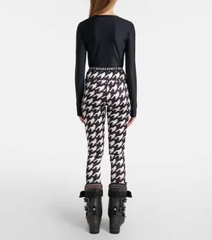 Perfect Moment Houndstooth Leggings - Black