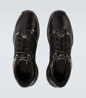 Our Legacy Wildheart Leather-trimmed Sneakers